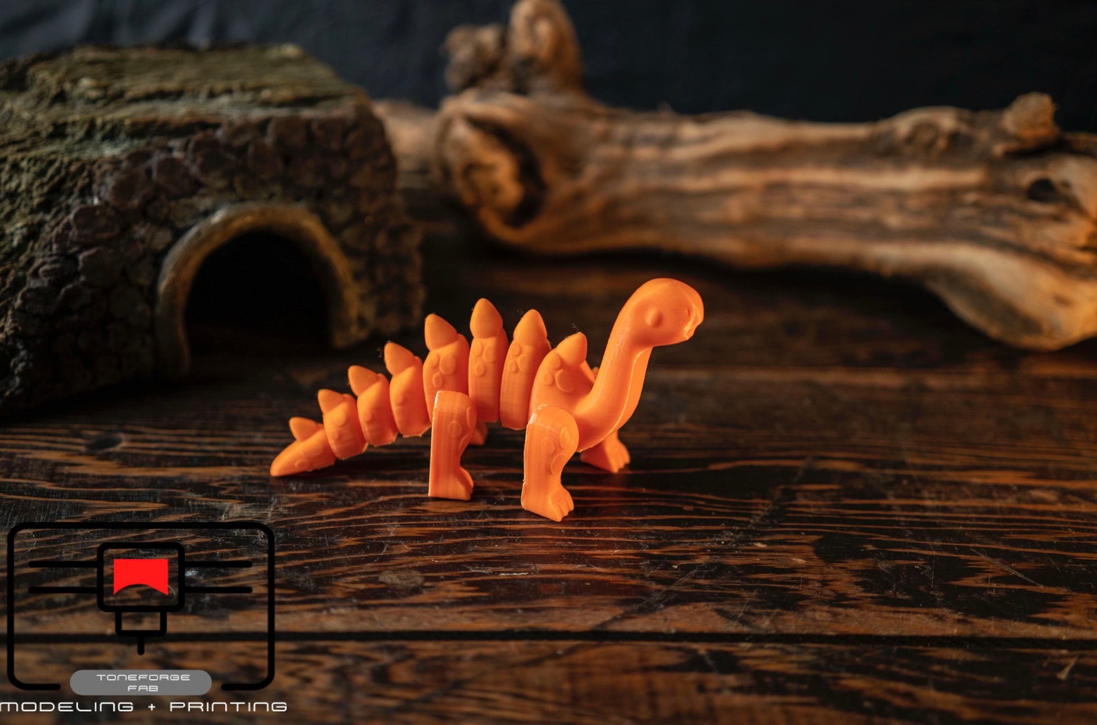 Articulated 3D Printed Brontosaurus , Flexi Dinosaur, Fidget Toy - Etsy