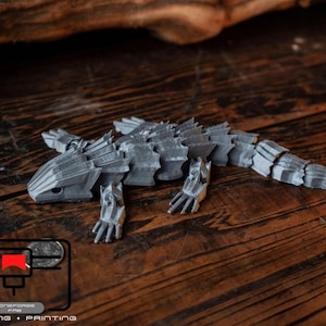 Articulated 3D Printed Armadillo Lizard - Etsy
