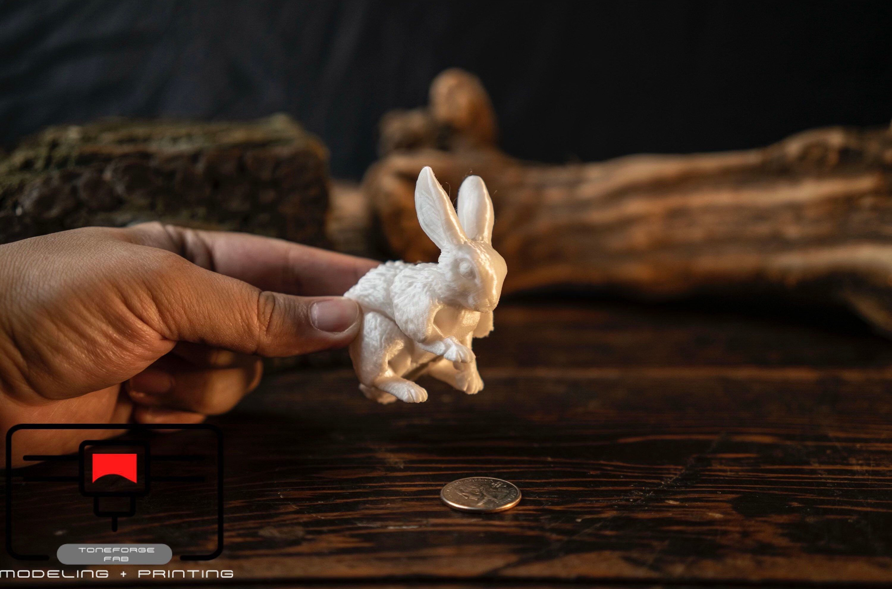 Articulated 3D Printed Bunny Flexi Animal Fidget Toy - Etsy