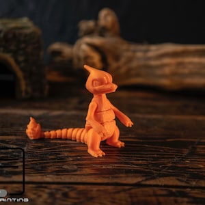 Articulated 3D Printed Charmander Evolution Set, Flexi Pokémon, Fidget ...