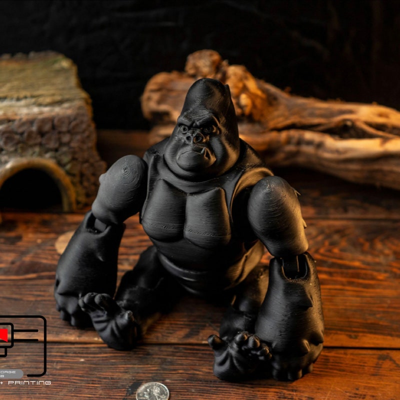 Purple Gorilla Tag - Etsy