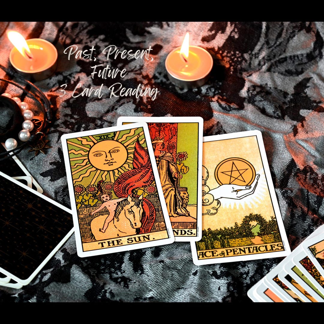 3 Card Reading - Past, Present, Future - Etsy
