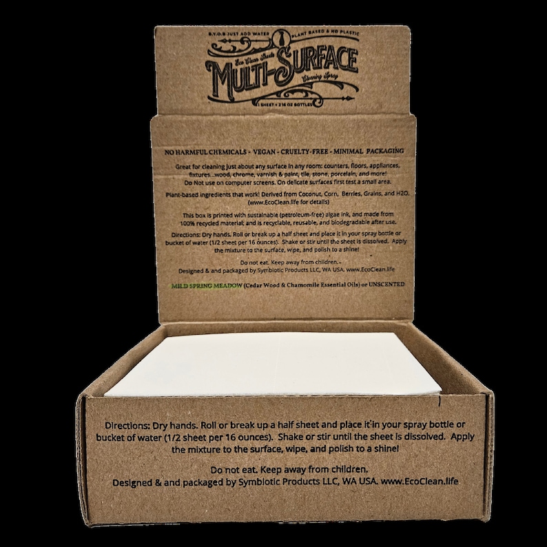 Multi-surface Cleaner Sheets | Plant-based & Sustainable Packaging ...