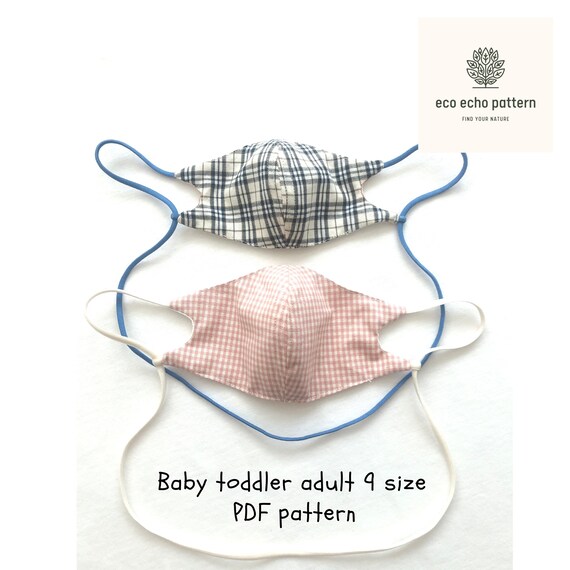 Face mask sewing pattern / PDF pattern / Instructions / baby | Etsy
