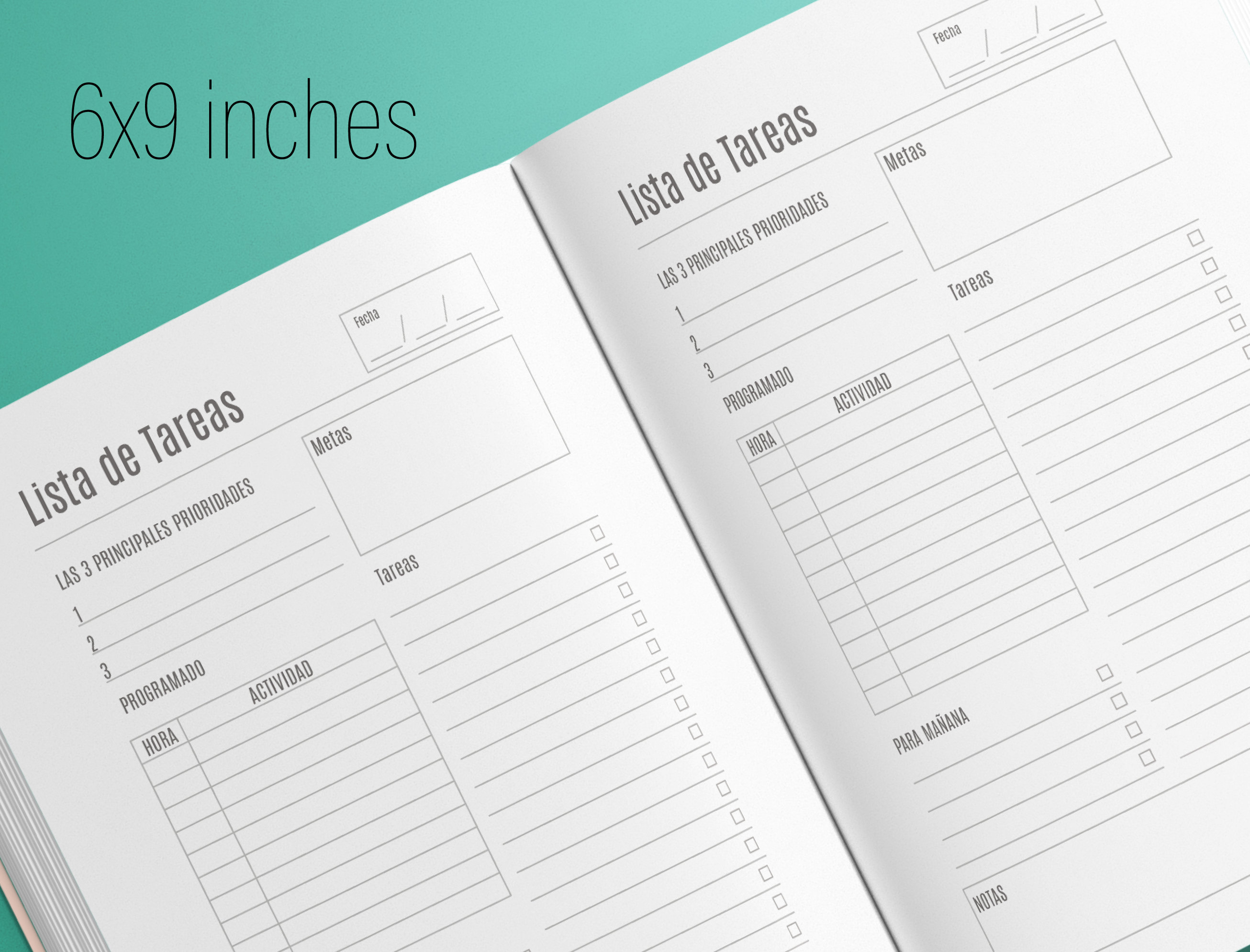 Lista de Tareas Spanish To Do List / Amazon KDP Interior | Etsy