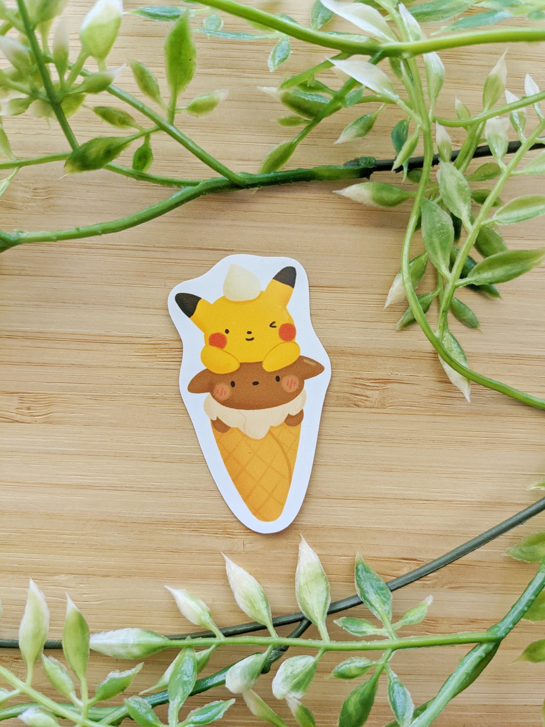 Ice Cream Pocket Friends Vinyl Sticker | Laptop Stickers | Water Bottle ...