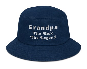Grandpa Bucket Hat - Etsy