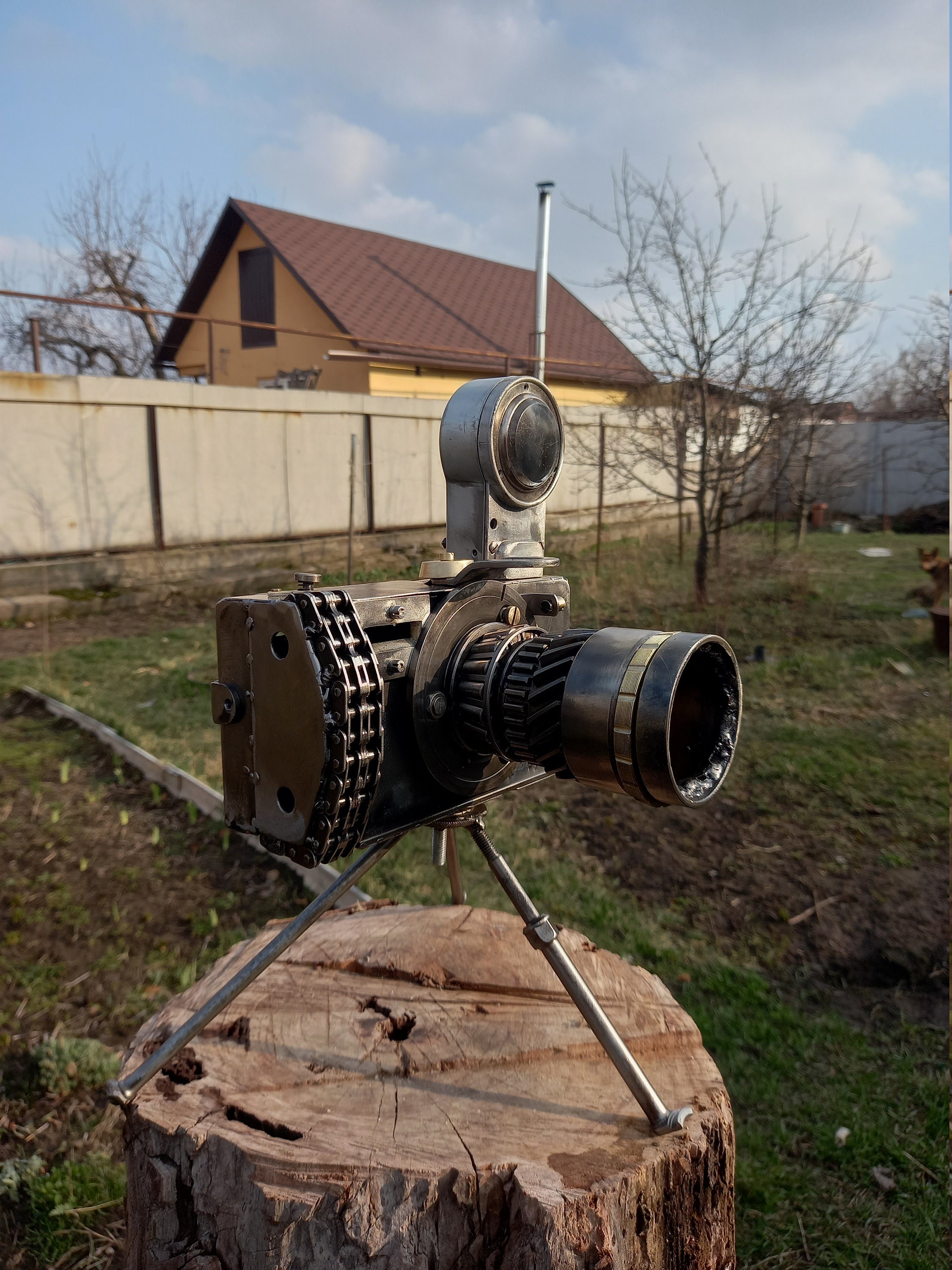 Photo, Camera , Scrap Art, Steampunk, Sculpture, Gift, Metal Product ...