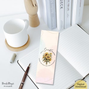 Pastel Vintage Floral Bookmarks Printable Set of 4, Aesthetic Bookmark ...