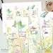 Bookmark Butterfly Printable Bookmark Set of 4, Pastel Bookmarks ...