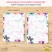 Butterfly-themed Printable Stationery Paper Pack Lined - Etsy