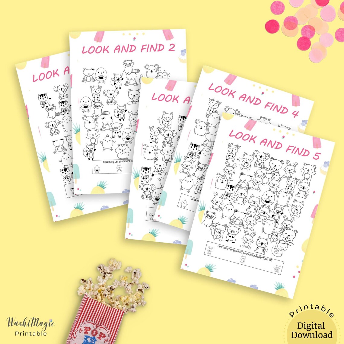 Printable Summer Activity Pack for Kids, Fun Summer Activities for ...