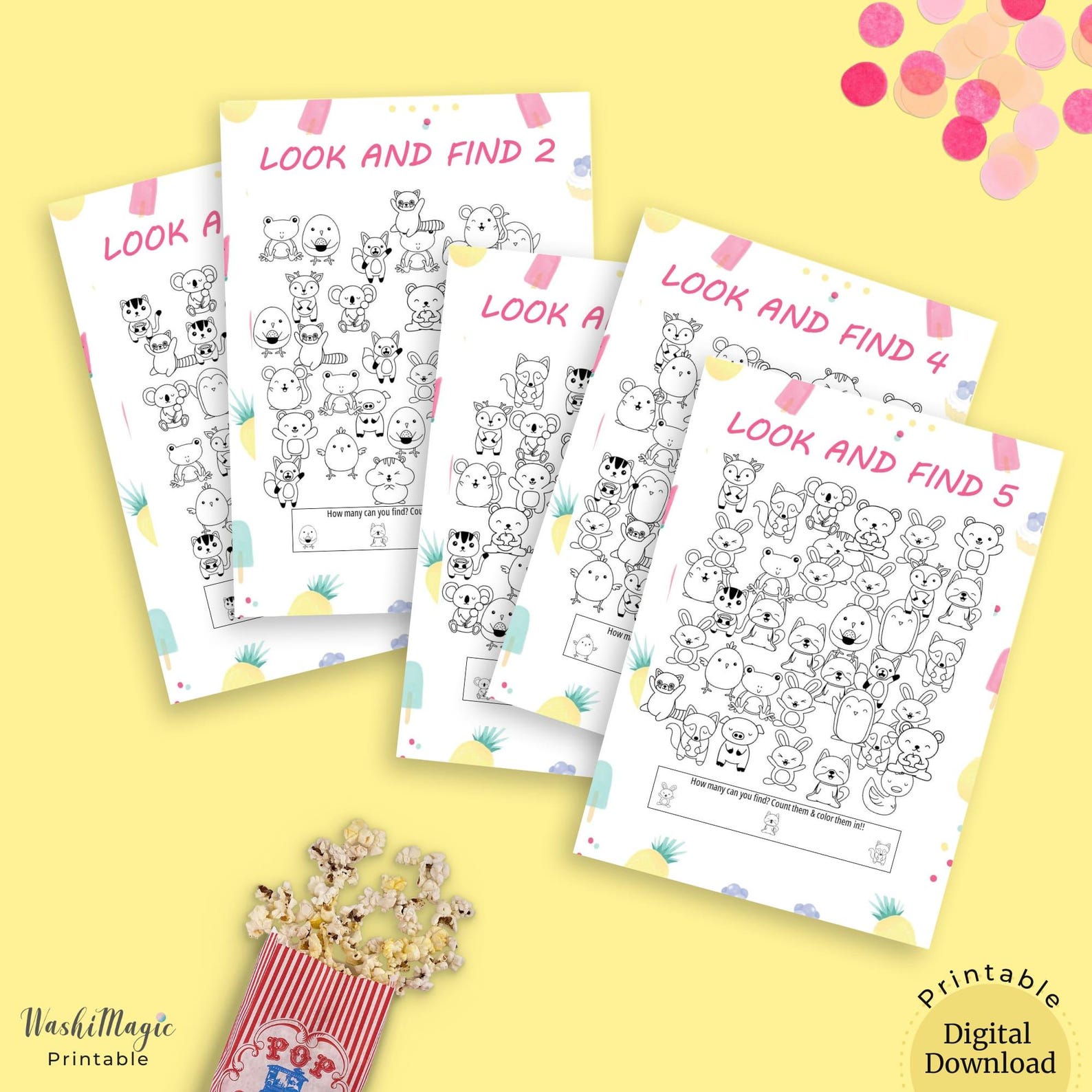 Printable Summer Activity Pack for Kids, Fun Summer Activities for ...