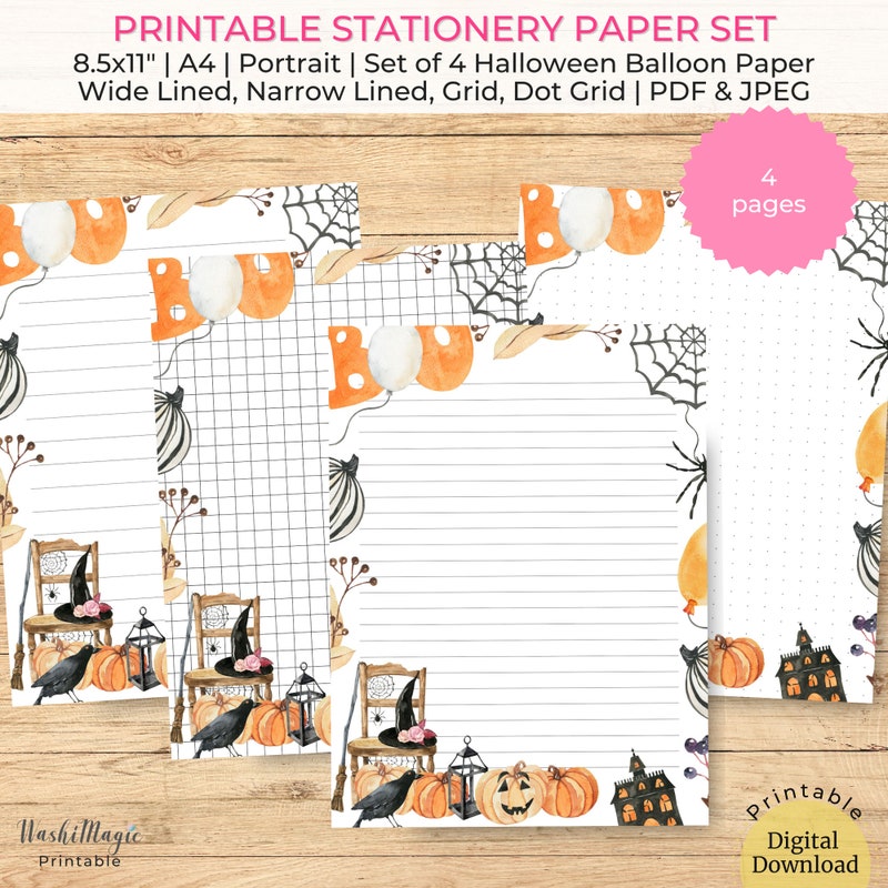 Halloween Stationary - Etsy