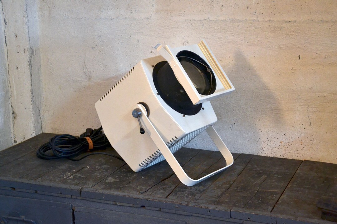 Big Vintage Theater Spotlight Lighting, XXL Size, Complete Detailed ...