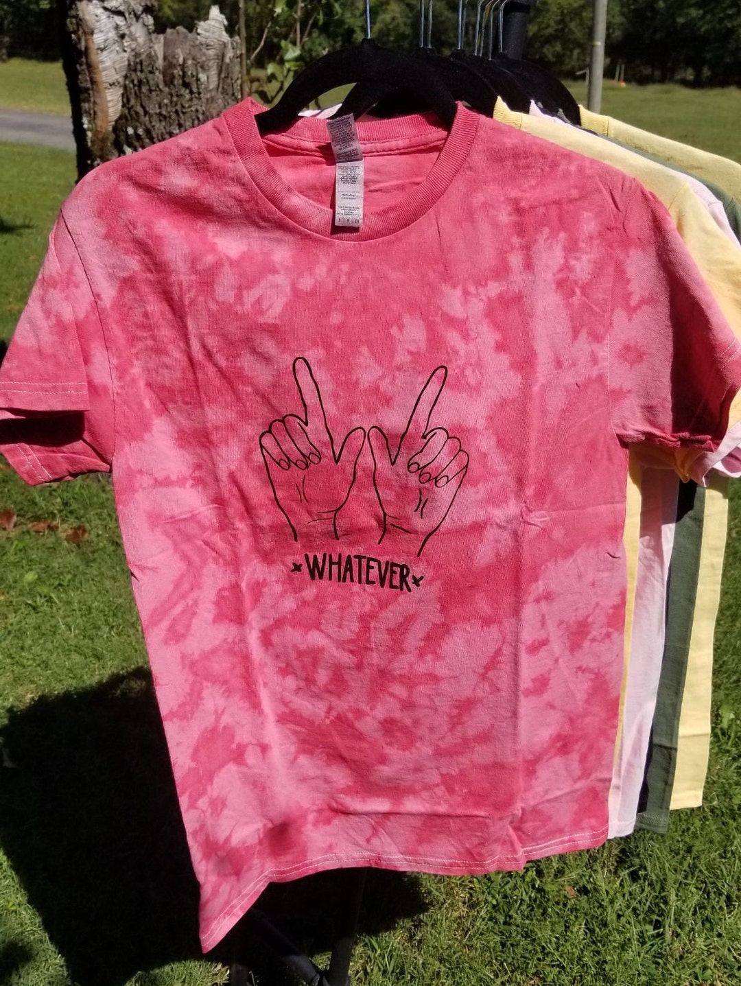 WHATEVER Hands Graphic Tee - Etsy