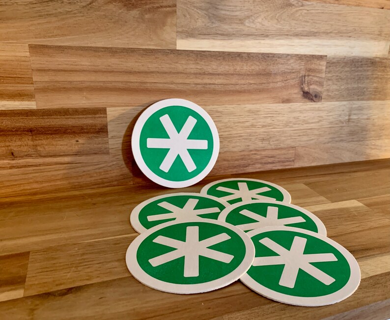 Moderator Badge Thick Card Stock Coaster (pack 6) - Etsy UK