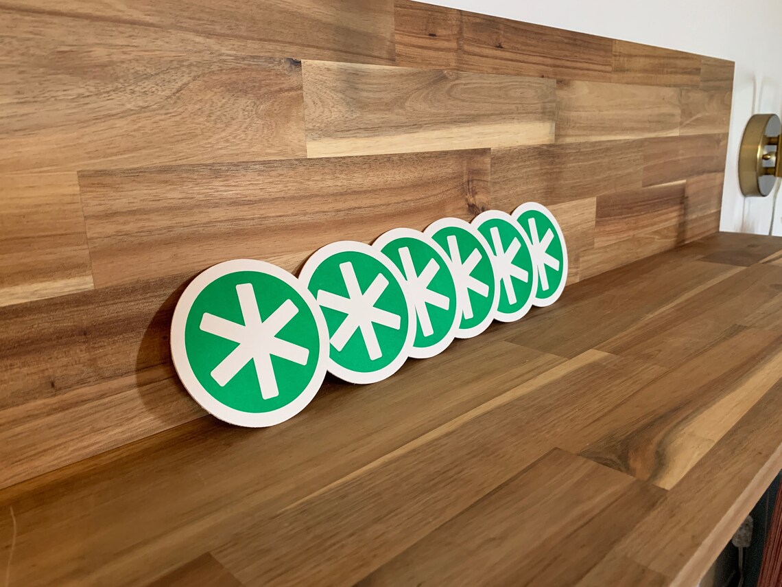 Moderator Badge Thick Card Stock Coaster pack 6 - Etsy