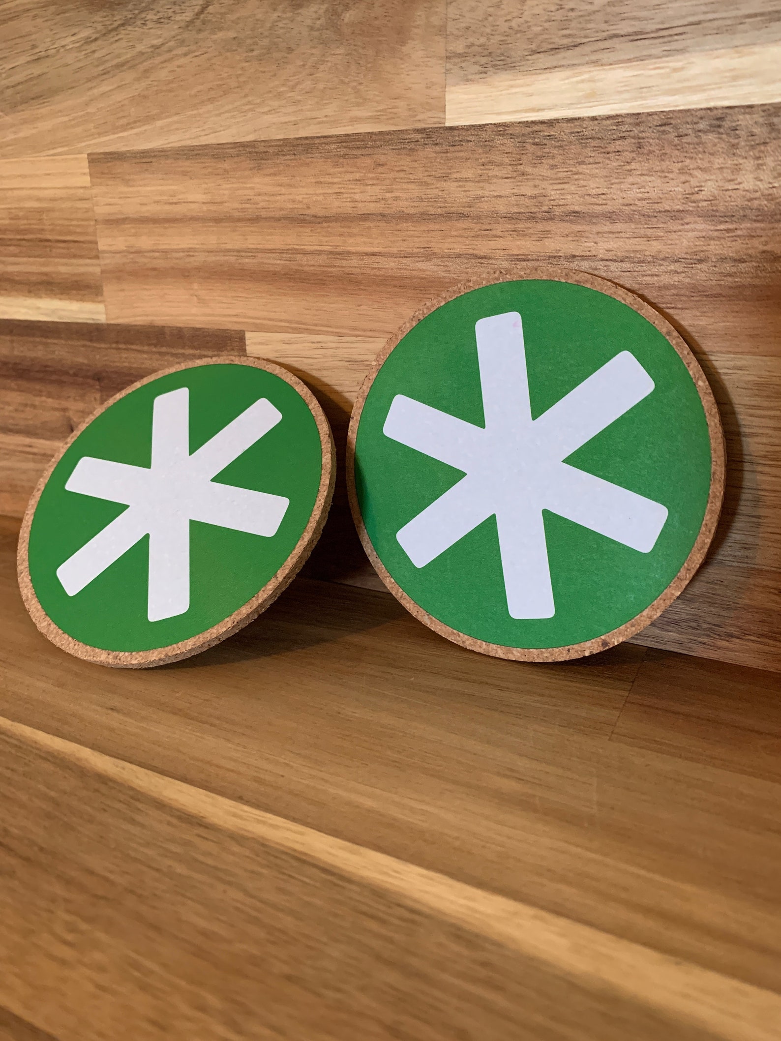 Moderator Badge Premium Cork Coaster Set 2 | Etsy