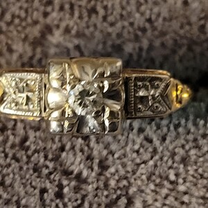 Vintage Keepsake 14k Diamond Wedding Ring Set With Box - Etsy