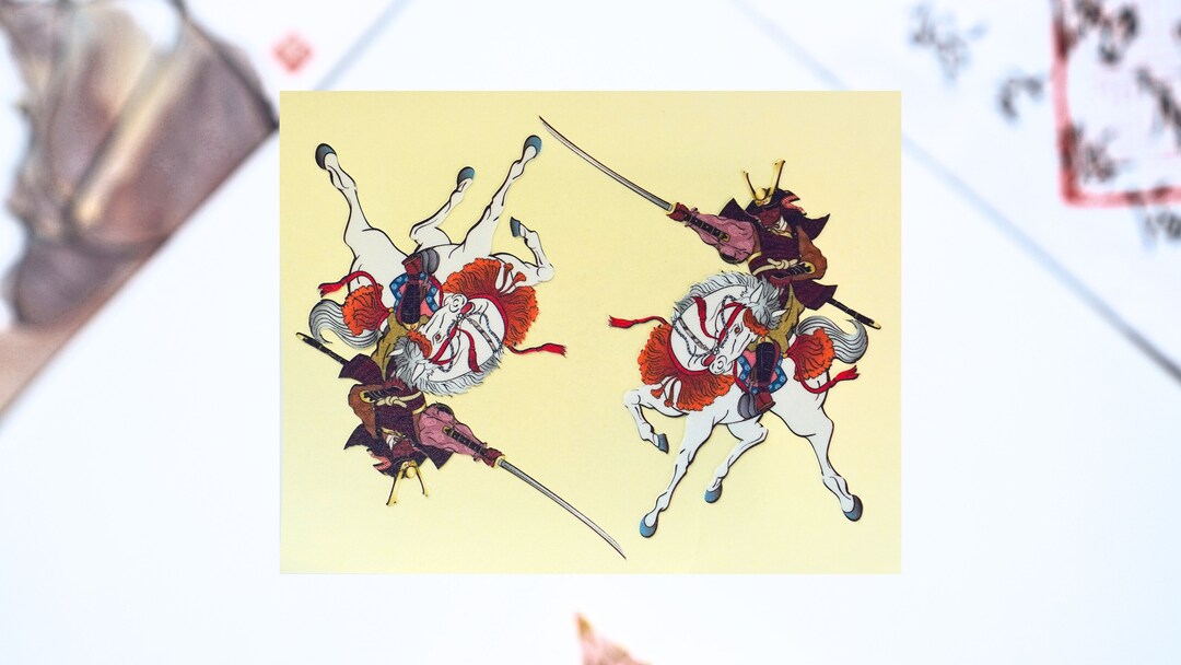 Samurai/ Bushi Stickers | Japanese Old Art Stickers | Ukiyo-e Stickers ...