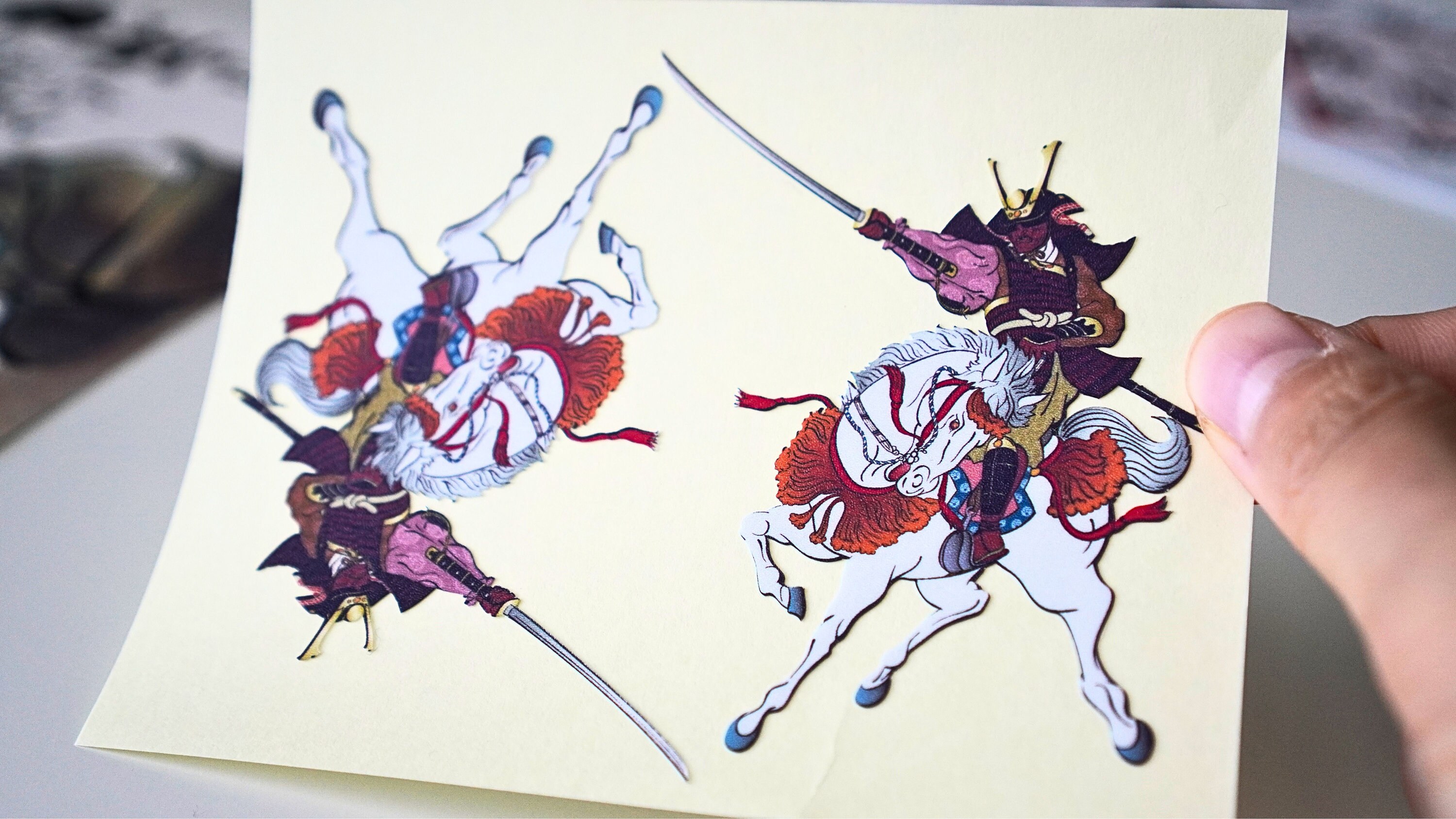 Samurai/ Bushi Stickers | Japanese Old Art Stickers | Ukiyo-e Stickers ...