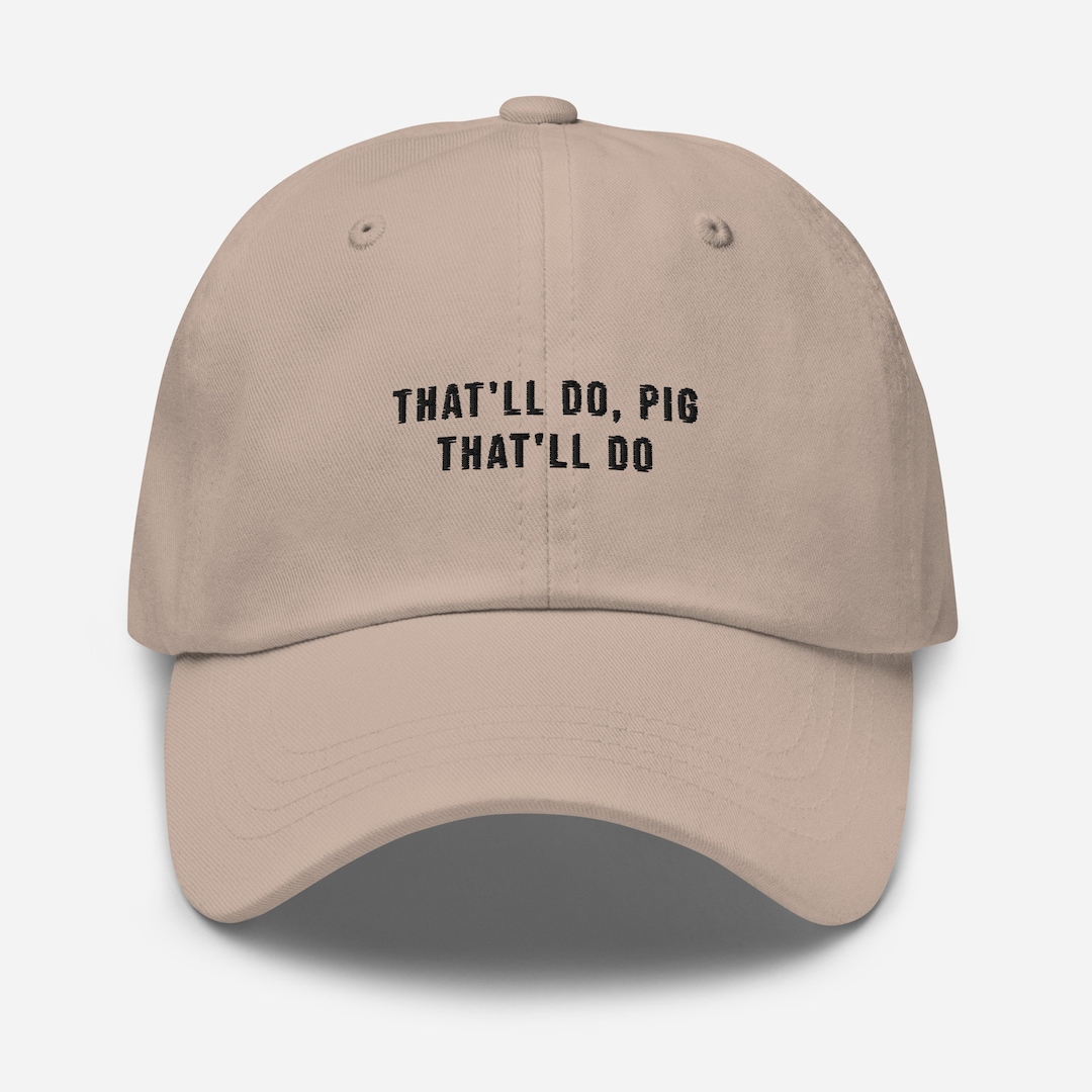 That'll Do Pig That'll Do Hat, Babe the Pig Movie Hat, Babe the Movie, That'll Do Pig Funny Hat ...
