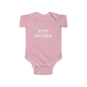 Tiny Intern Baby Onesie, Funny Baby Shower Gift, Maternity Leave Gift ...