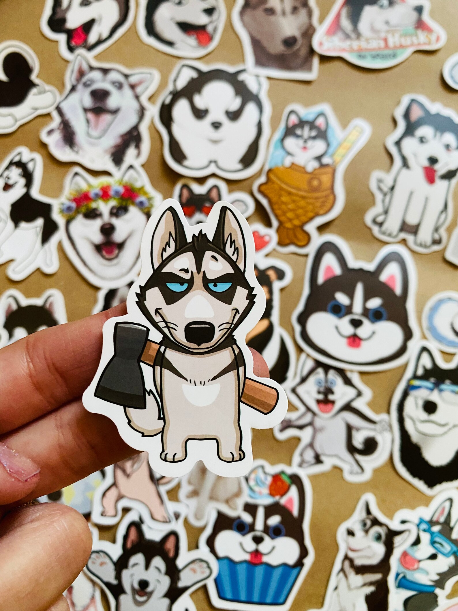 25 Pieces Husky Cute Pet Sticker Pack Puppy Present Dog - Etsy