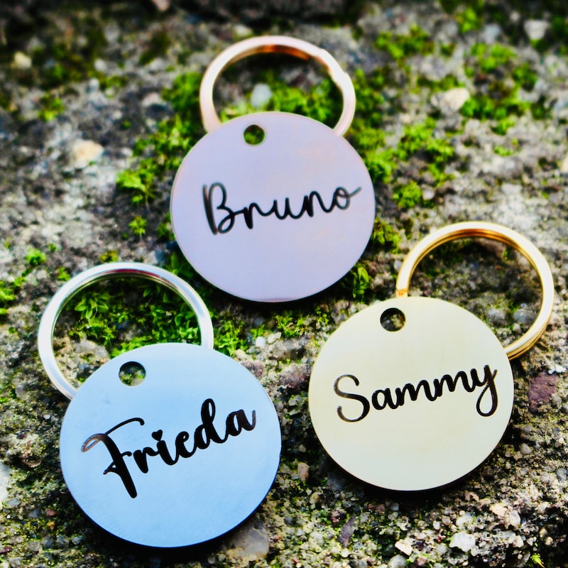 Dog Name Tags - Etsy