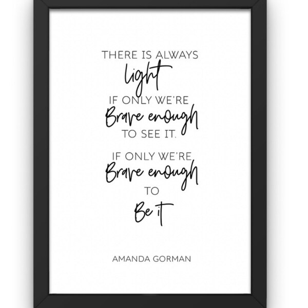 Amanda Gorman Print - Etsy UK