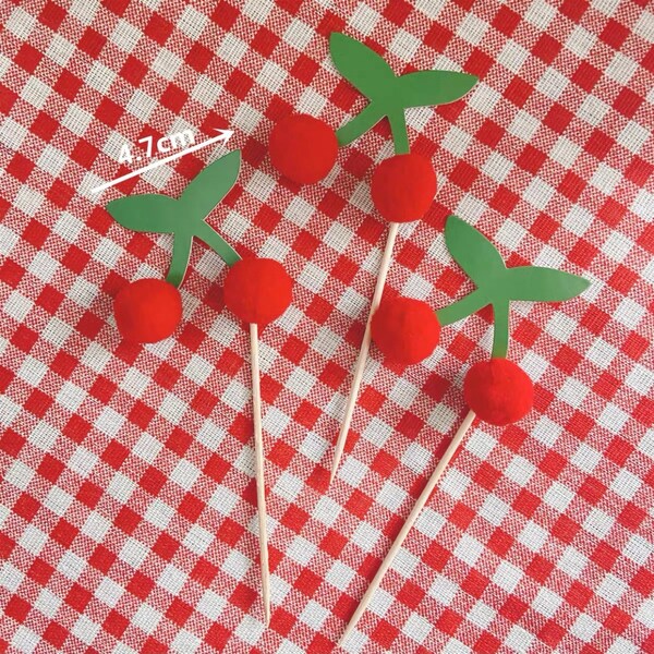 Cherry Red Toppers - Etsy