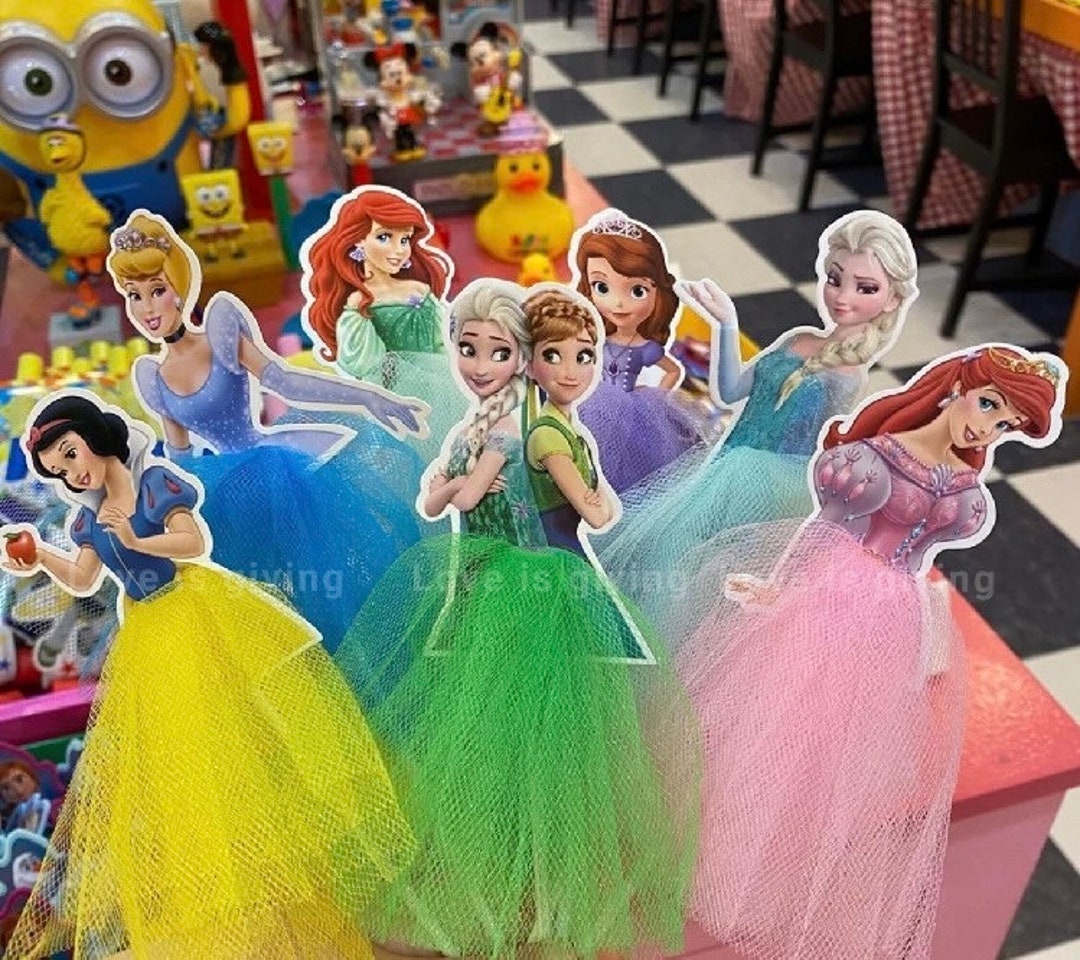 Princess Cake Topper | Party Decoration | Girl Birthday Party Decor ...