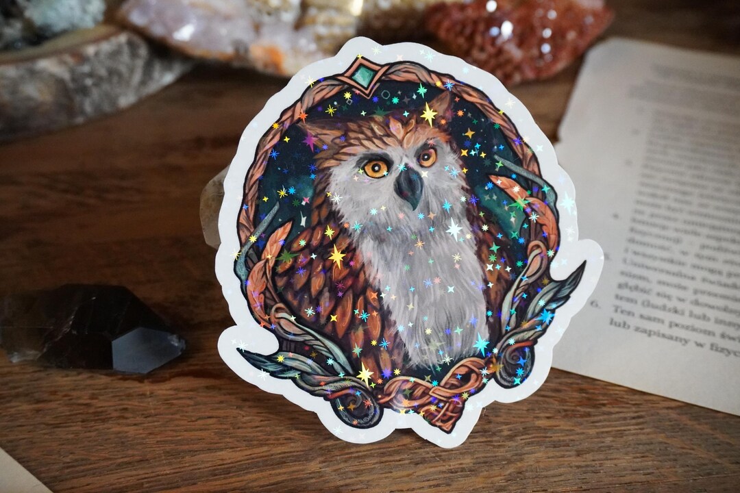 Owlbear Holographic Sticker | BG3 | Baldurs Gate 3 | Game | Owl ...