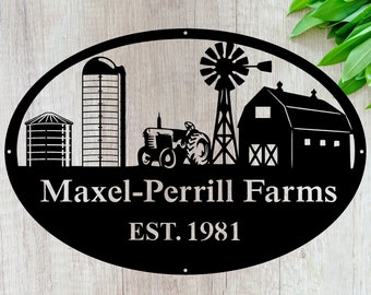 Laser Cut Farm Sign - Etsy Australia