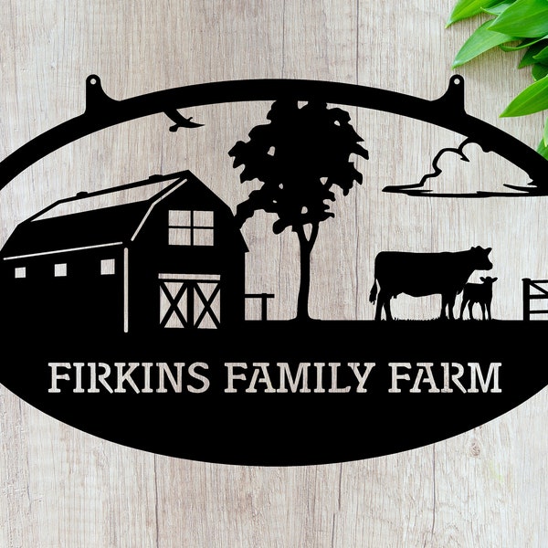 Metal Farm Signs Dxf Files - Etsy