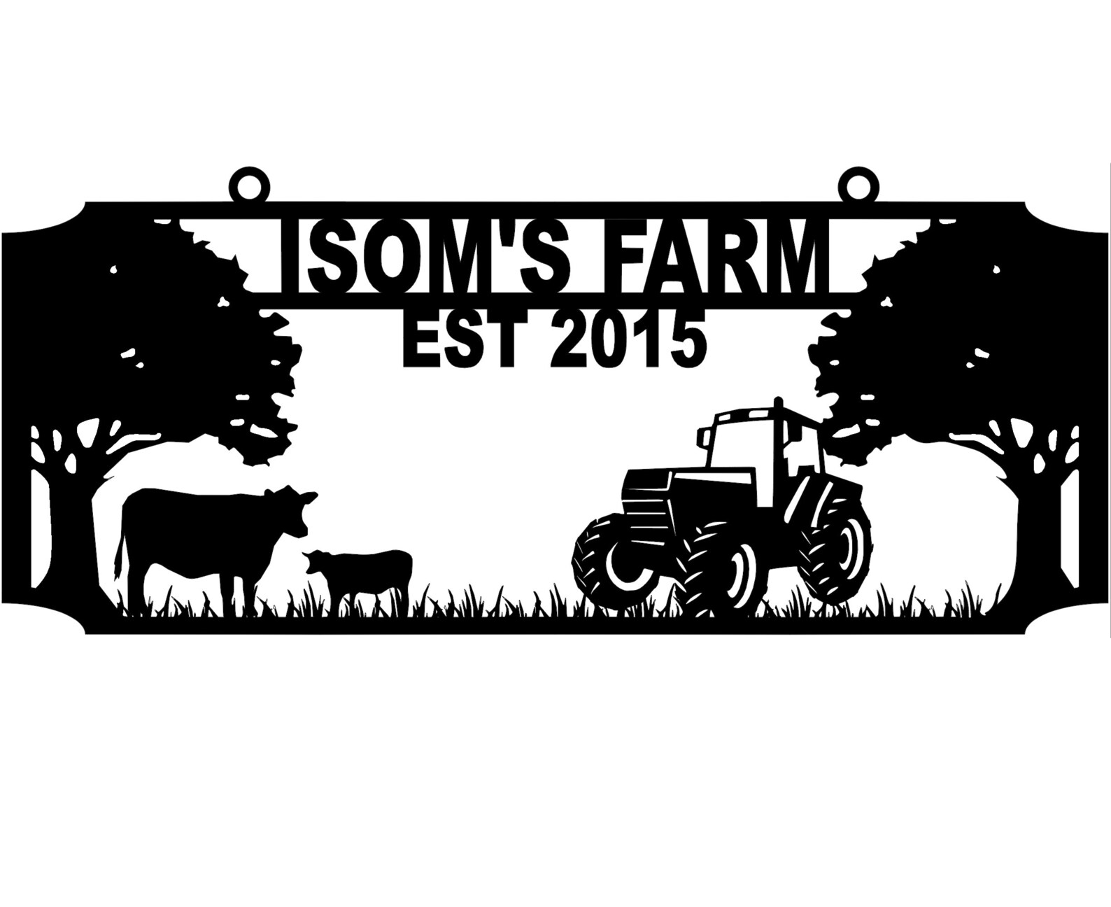 Isoms Farm Sign DXF File SVG File DWG File digital | Etsy Hong Kong