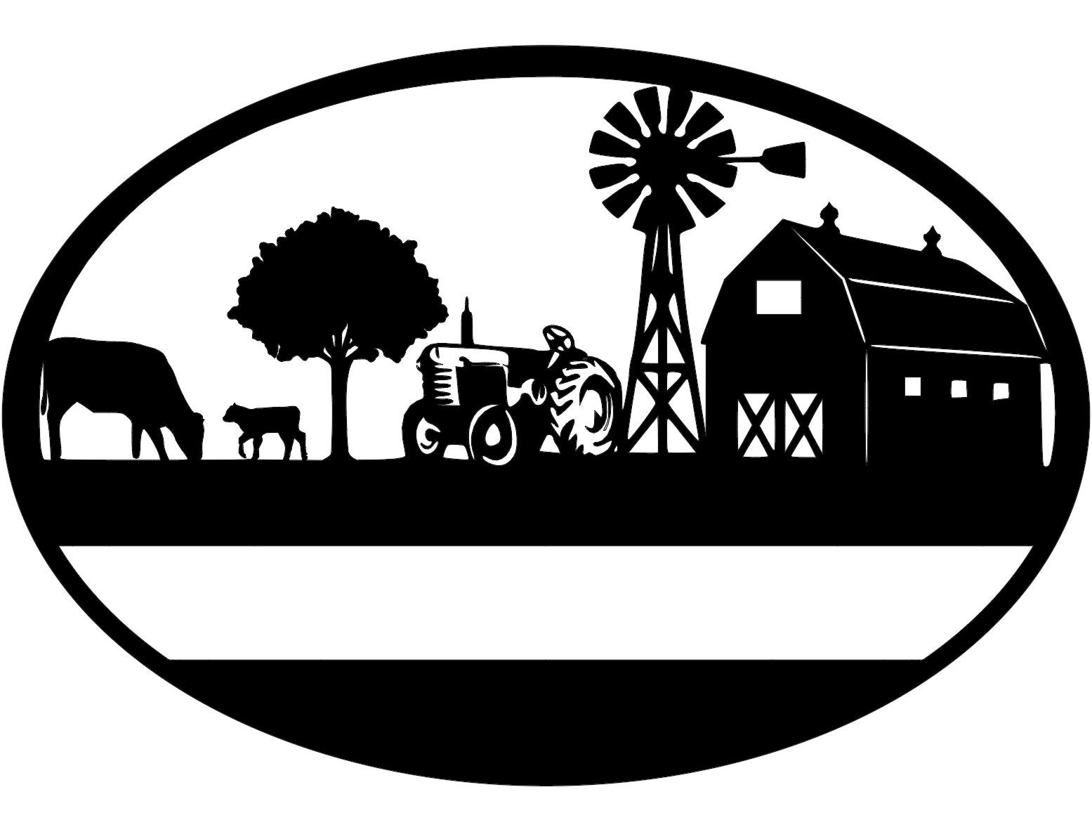 Blank Farm Signs DXF File SVG File CNC Ready | Etsy