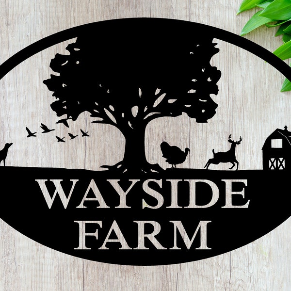 Custom Farm Sign - Etsy