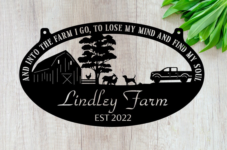Find My Soul Farm Sign - DXF File - SVG File - DWG File - Cnc Ready ...