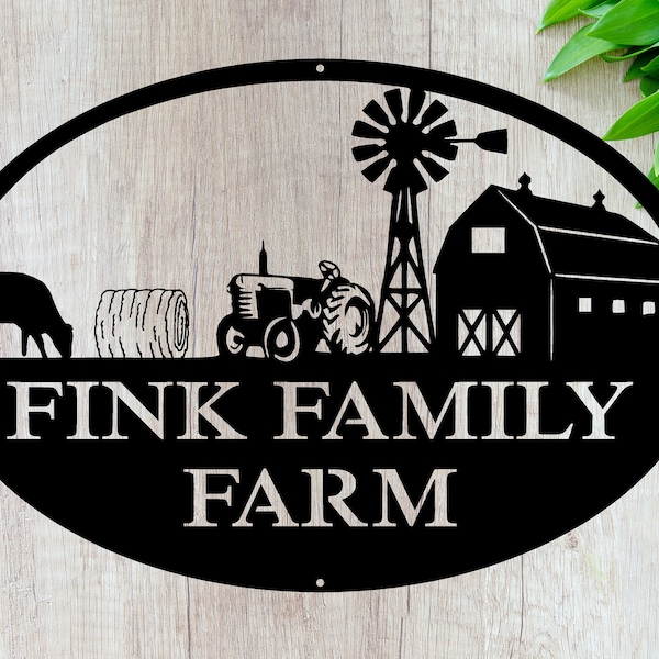 Custom Farm Sign - Etsy