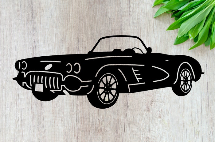 Corvette Dxf File - Etsy