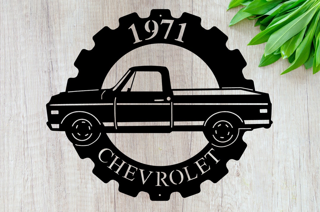 1971 Chevrolet Truck Sign - CNC Ready (digital File) - Etsy