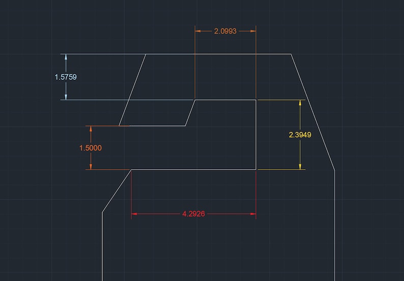 45x8cm Hood Prop - DXF File - SVG File - DWG File - Cnc Ready (digital ...