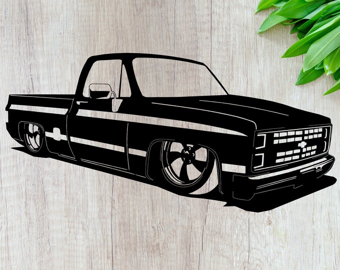 Chevy Truck - DXF File - CNC Ready (digital File) - Etsy