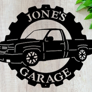 Jones Garage Sign - DXF File - SVG File - PDF File - Dwg File - Cnc ...