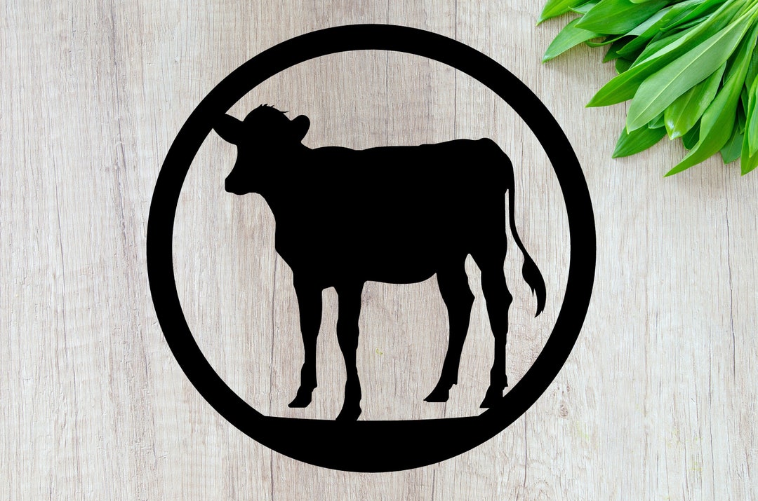 Cow Sign - DXF File - SVG File - DWG File - Cnc Ready (digital File) - Etsy