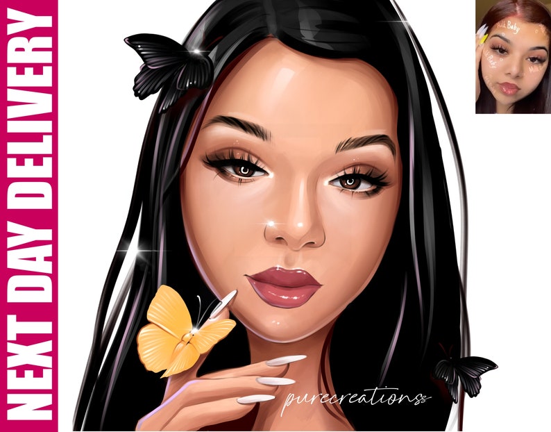 Custom Business Logo Portrait Realistic Portrait From Photo - Etsy