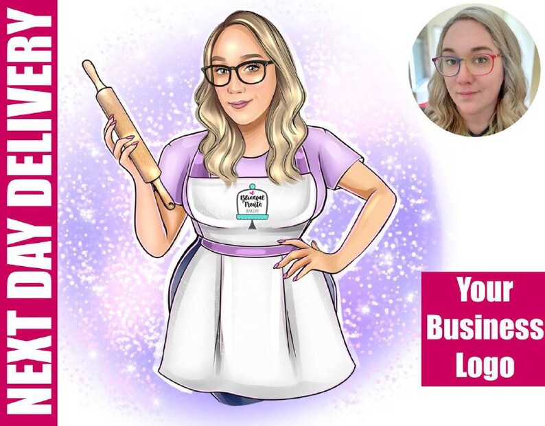 Business Logo Portrait Realistic Portrait Portrait From - Etsy