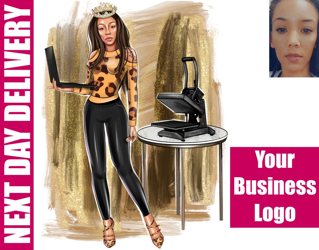 Crafter Logo Design, Portrait Logo, Cartoon Logo Design, Cartoon ...